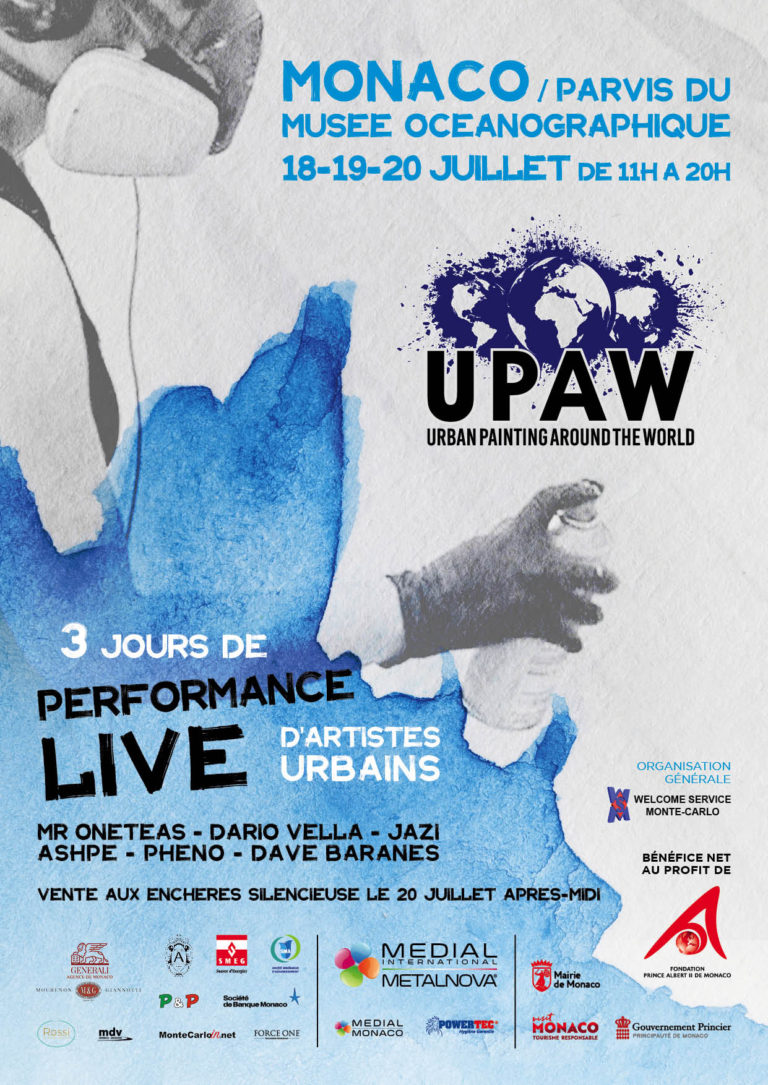 UPAW: TORNA LA STREET ART A MONACO