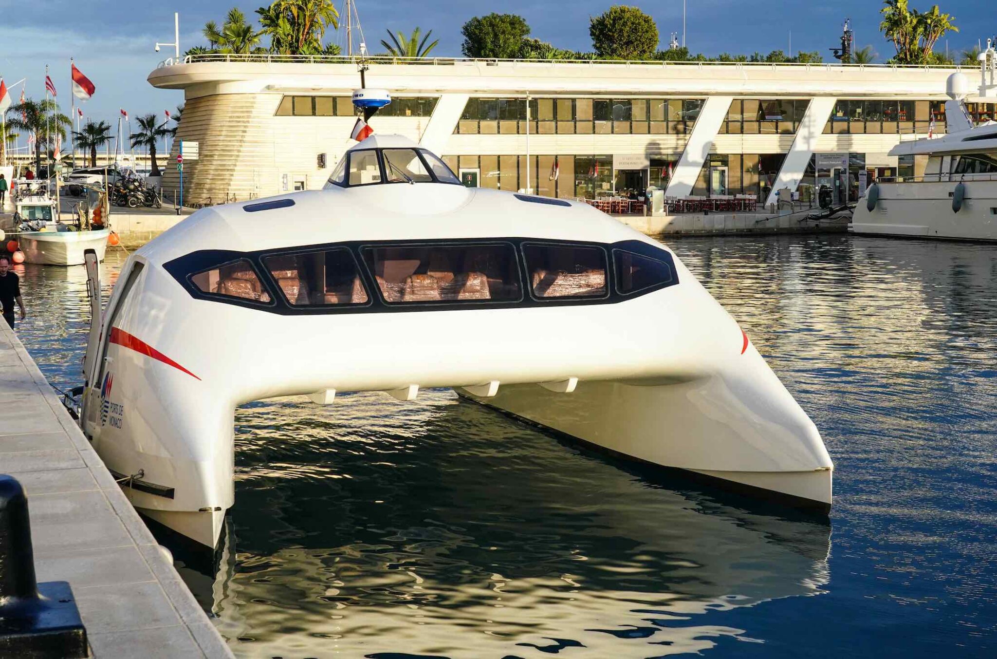 LA NAVETTA MONACO ONE È ARRIVATA AL PORTO DI MONACO