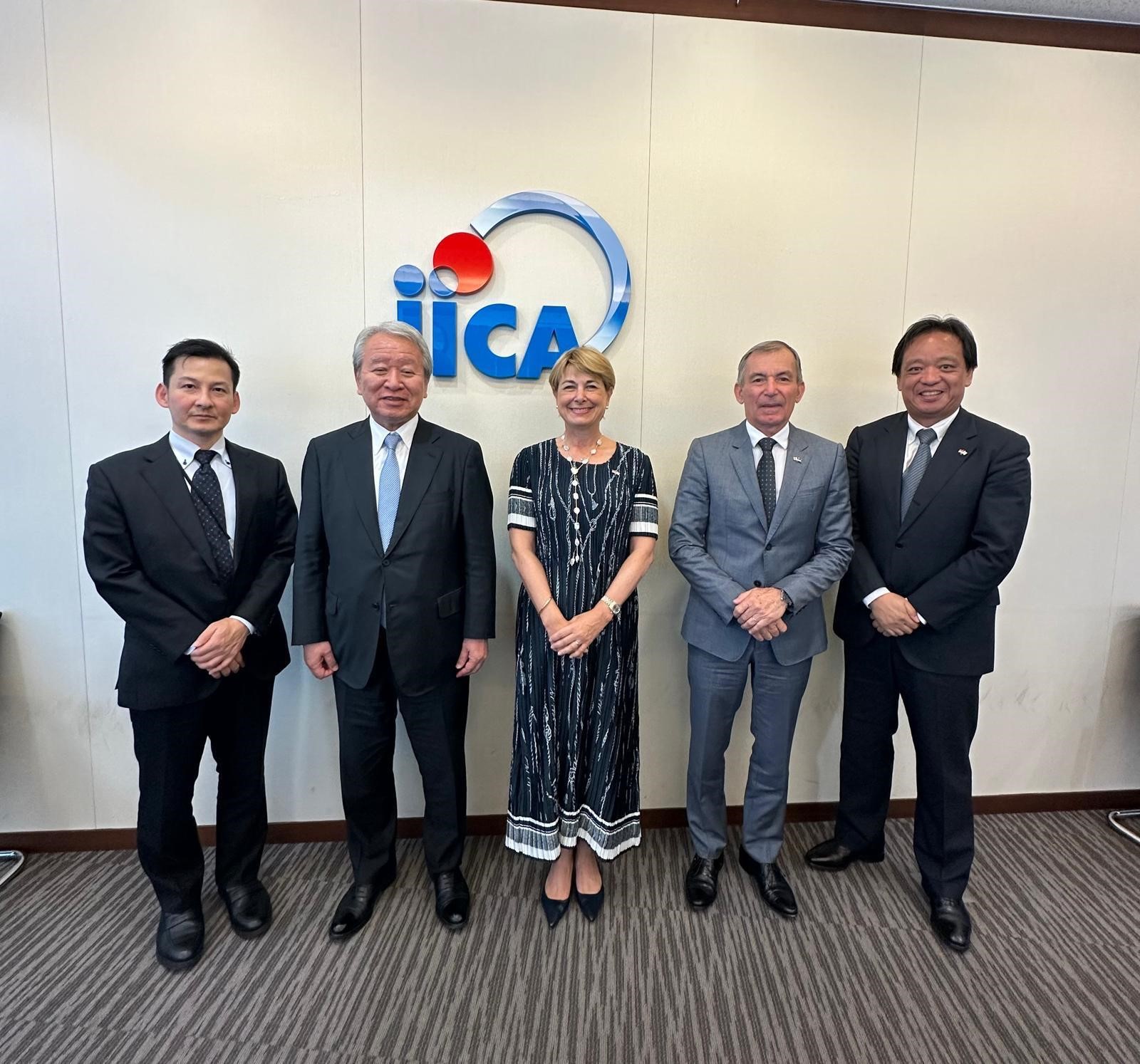 Visite de l Agence Internationale de Coopération du Japon (JICA) ©DR ...