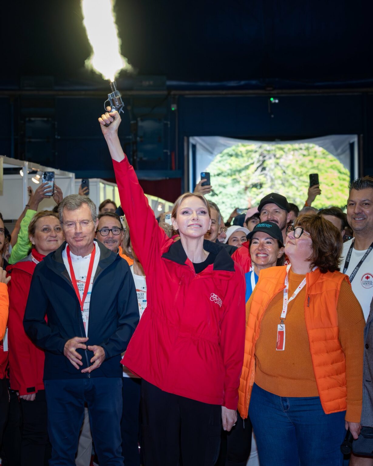 LA PRINCIPESSA CHARLENE HA DATO IL VIA ALLA NO FINISH LINE